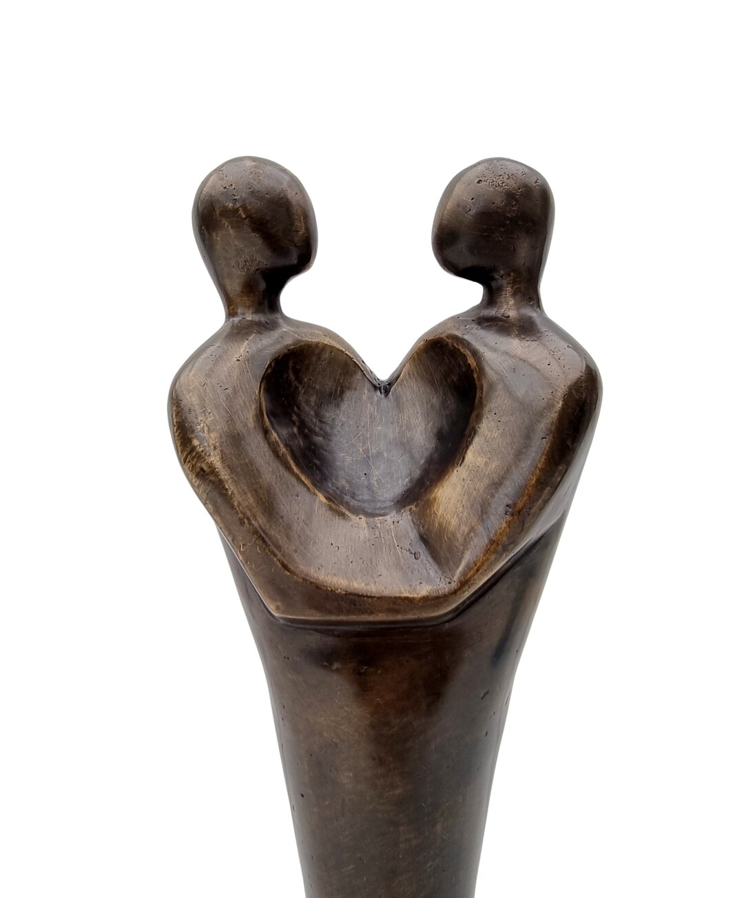 Abstract Sculpture Couple in Love Bronze Embracing Couple - Etsy