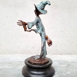 Bronze Wizard Pixie Wizard Elven Wizards Bronze Gift Idea Fantasy ...