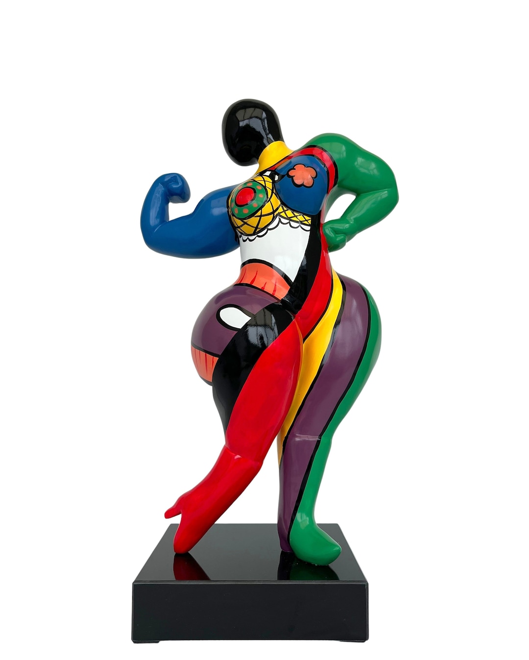 Modern Artwork Strong Woman Powerlgirl Modern Art Symbol of Strong ...