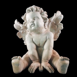 Xl sculpture of an Angel / Cherub | Etsy
