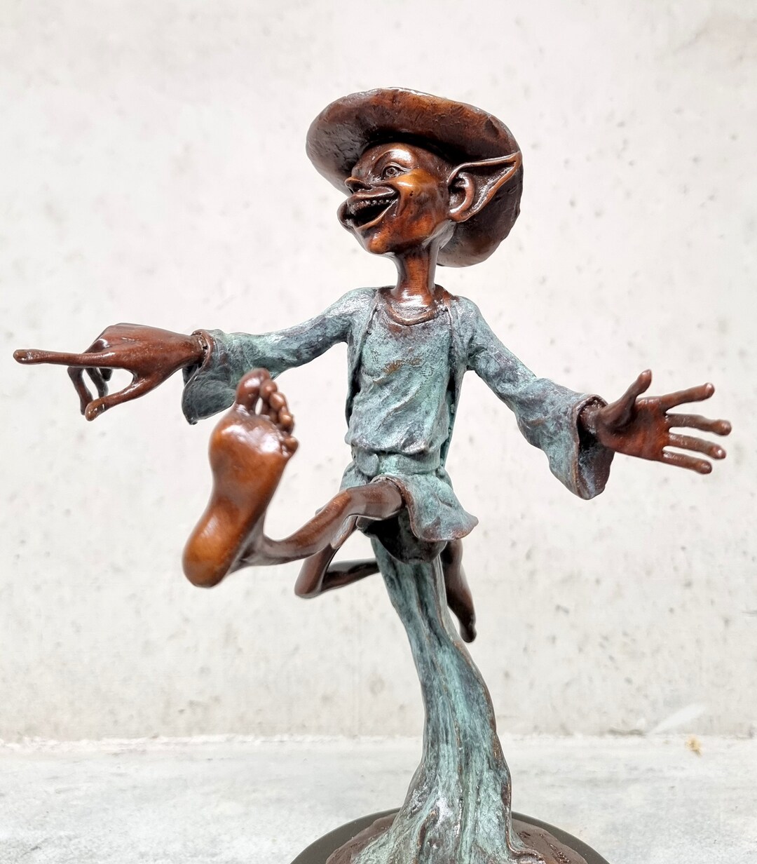 Bronze Wizard Pixie Wizard Elven Wizards Bronze Gift Idea Fantasy ...