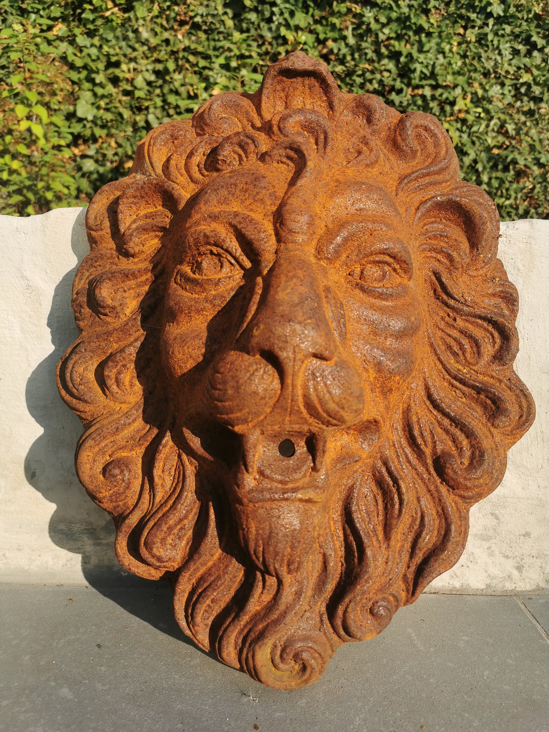 Large cast iron Lion head Wall mount sculpture | Etsy