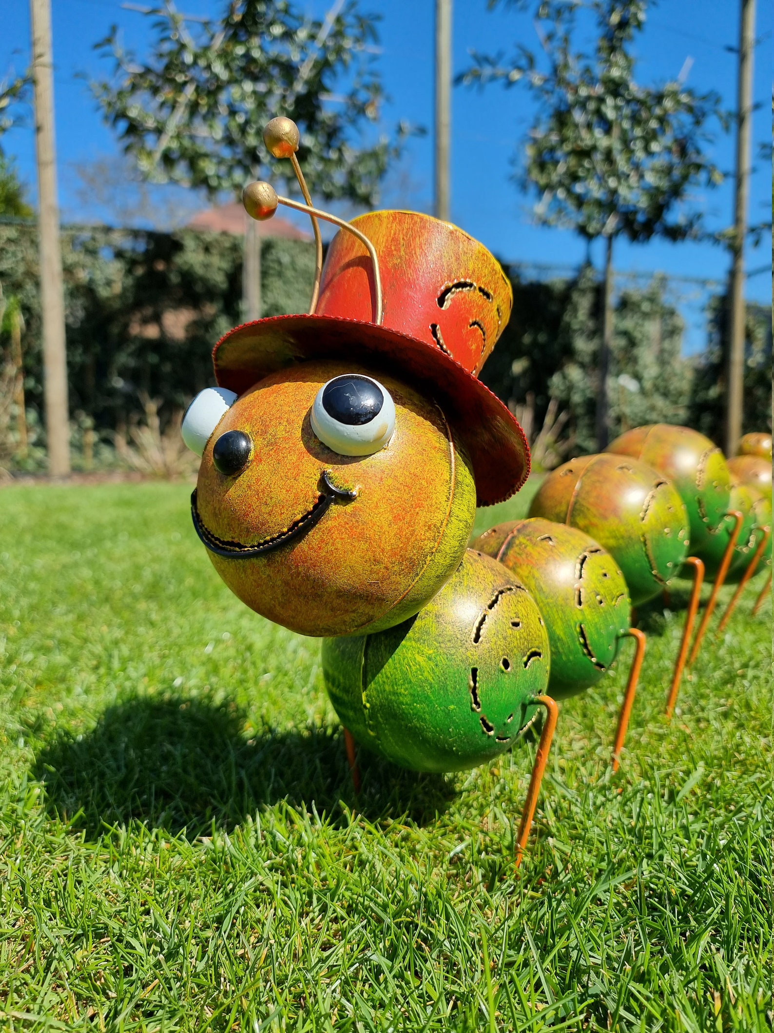 Metal Centipede / Caterpillar Garden and Patio Decoration | Etsy