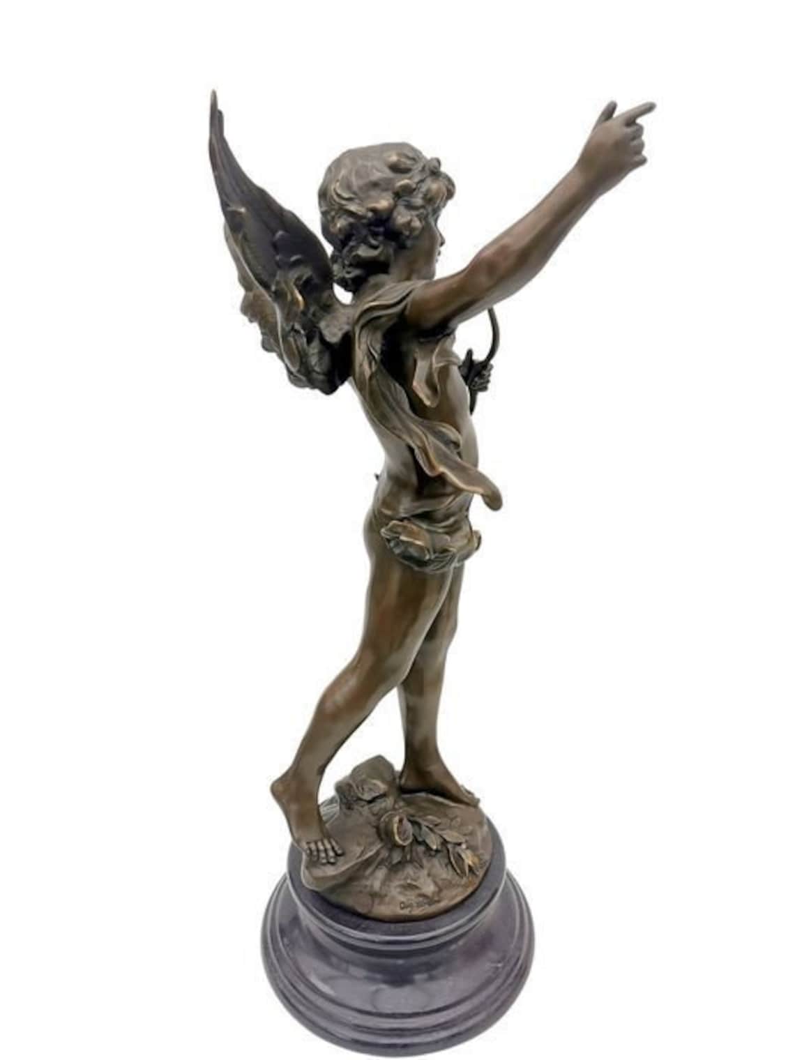 Large Bronze Cupid Sculpture Classical Bronze Sculptures - Etsy