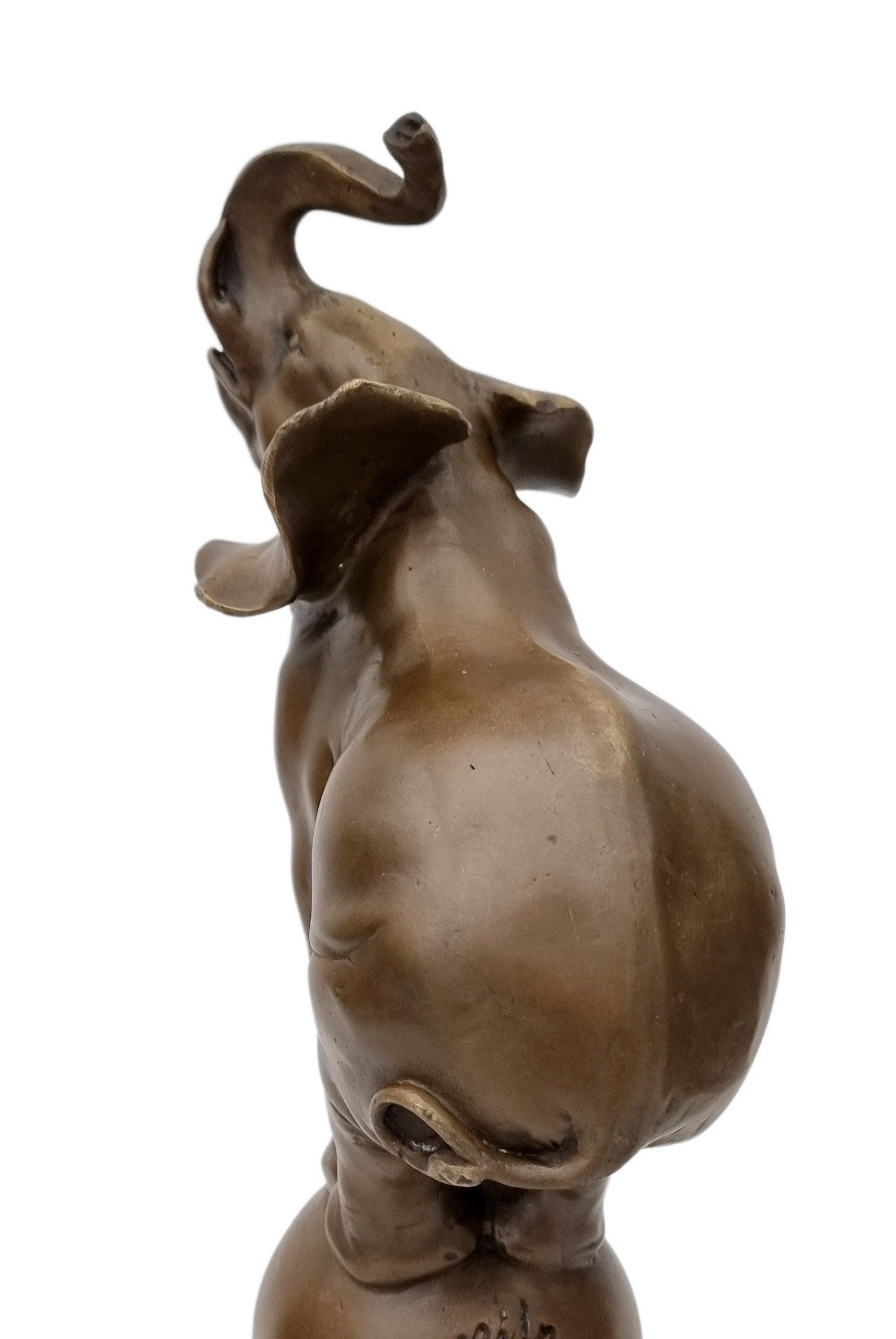 Bronze Elephant on Ball Balancing Elephant Circus Elephant - Etsy