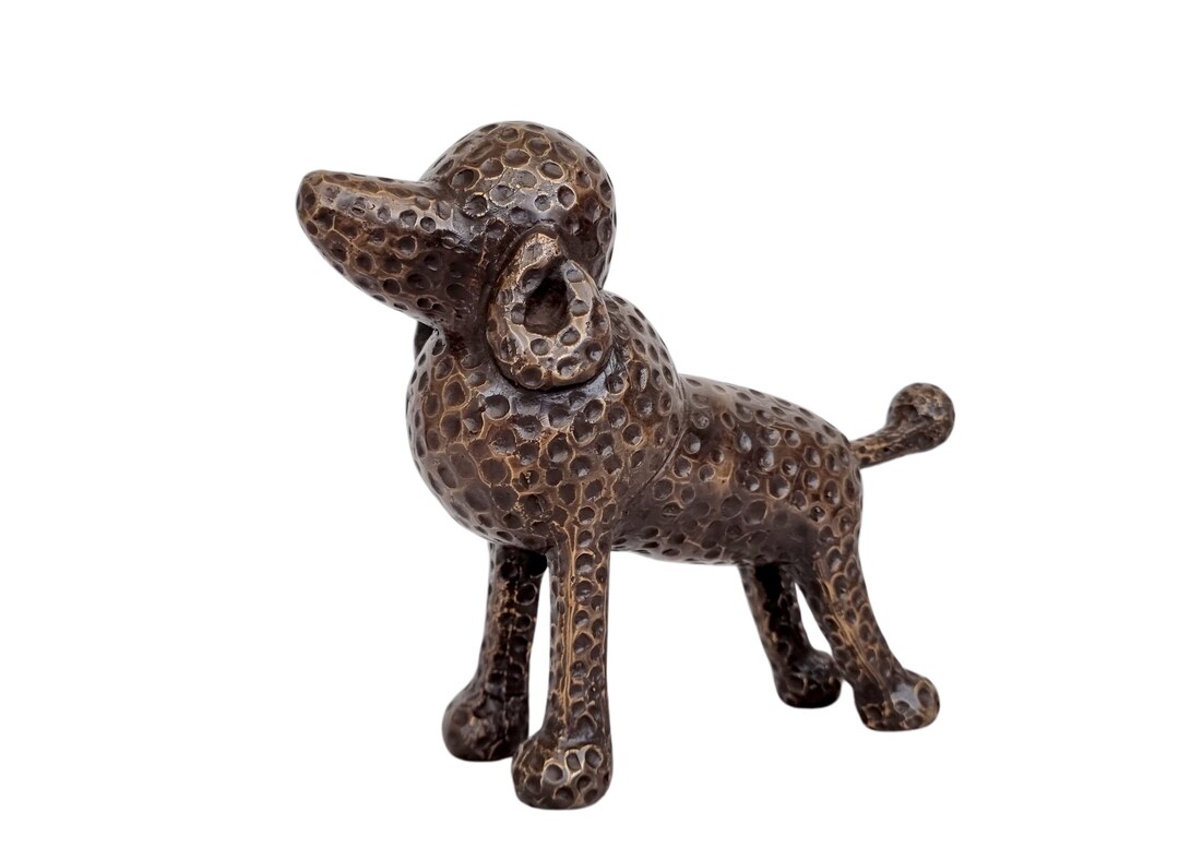 Bronze Poodle Poodle Figure Bronze Decorative Animals Home Decoration ...