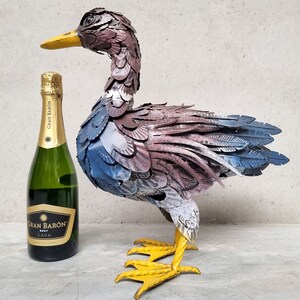 Large Iron Duck Decorative Metal Animals Colorful Duck - Etsy