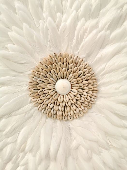 Handmade Wall Decoration Shells Feathers Juju - Etsy