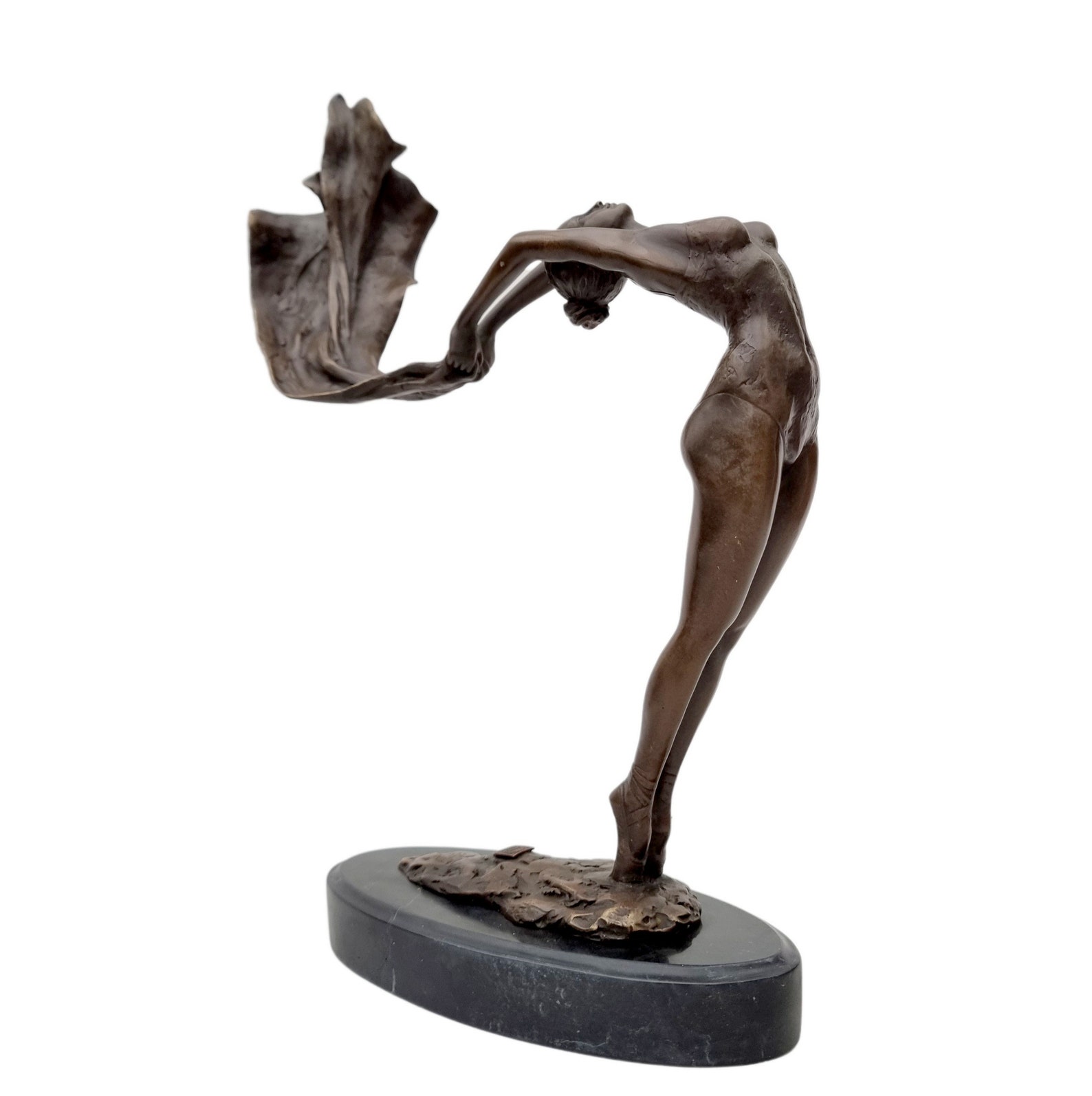 Bronze Sculpture of a Dancer Vivid Bronze Art Ballerina | Etsy