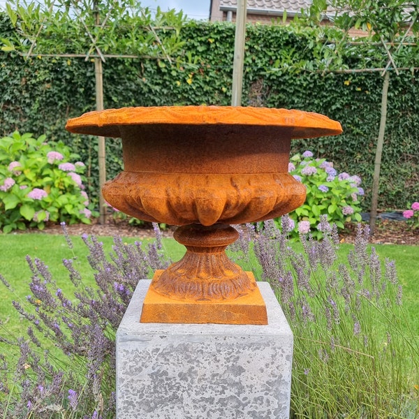 Cast Iron Flower Pot - Etsy