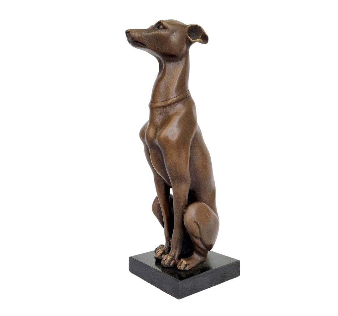 Bronze Hunting Dog Bronze Greyhound Bronze Dog Figures Borzoi Bronze ...