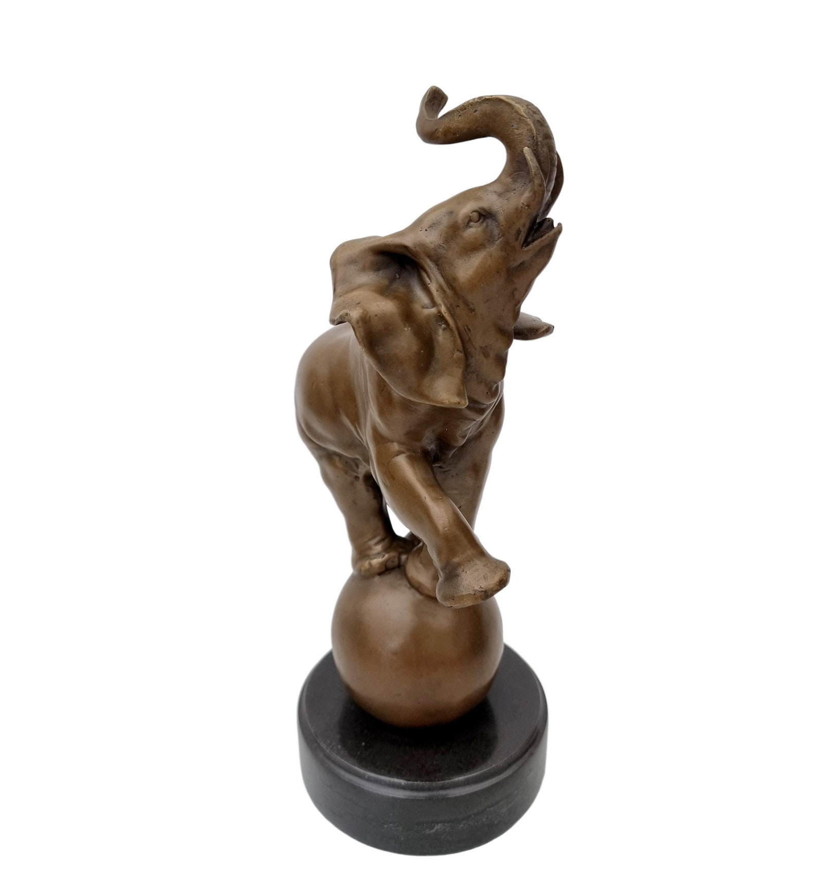 Bronze Elephant on Ball Balancing Elephant Circus Elephant - Etsy
