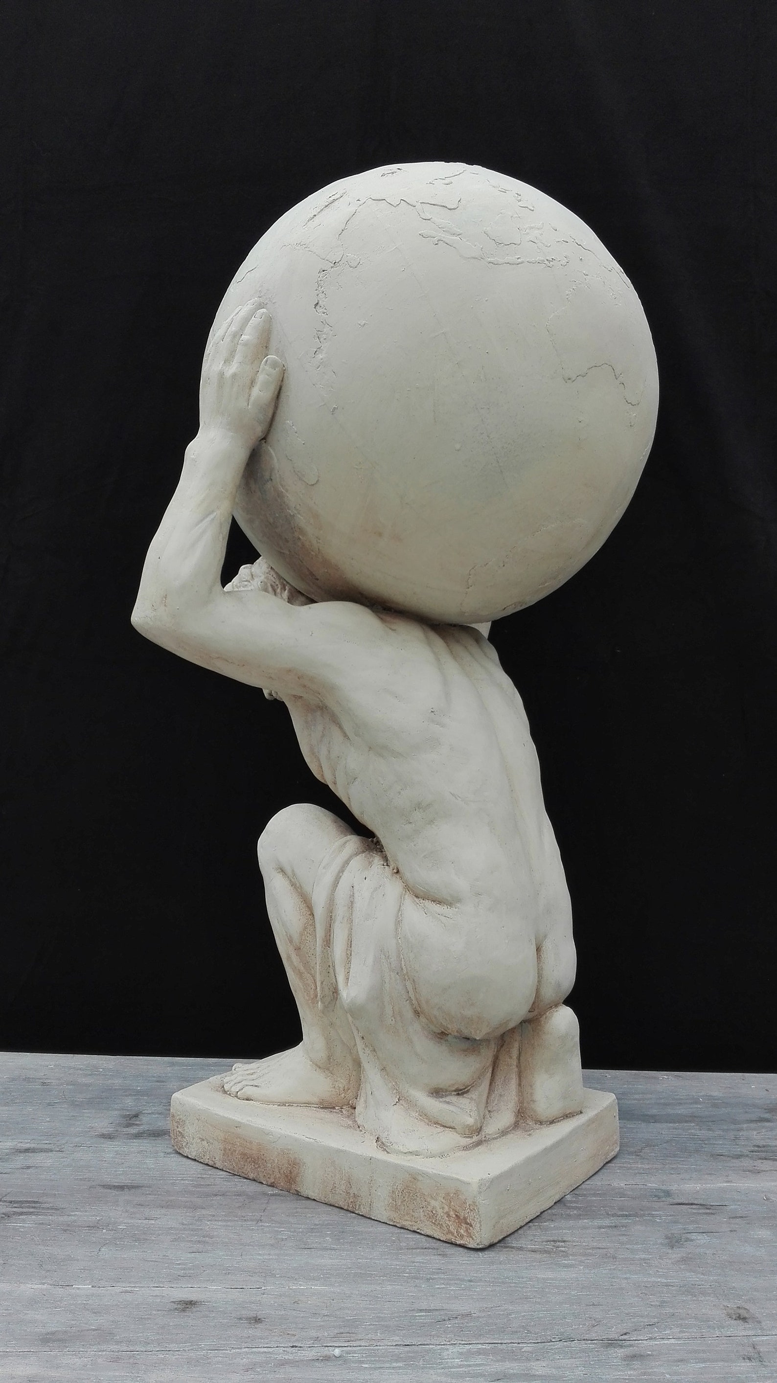 Phenomenal Big Statue of Atlas - Etsy