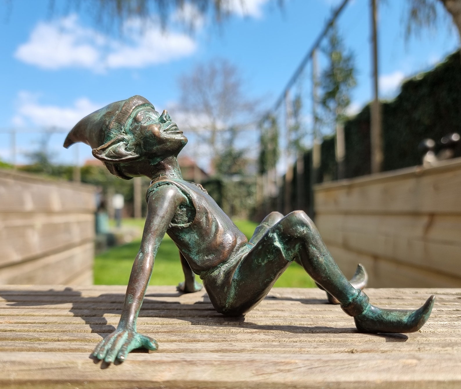 Bronze Pixie Bronze Gnome Bronze Fairy Gift Figures - Etsy