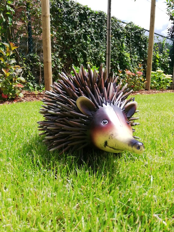 Amazing Metal Sculpture of a Hedgehog - Etsy
