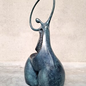 Modern Abstract Bronze Sculpture Abstract Human Figures Modern Bronze ...