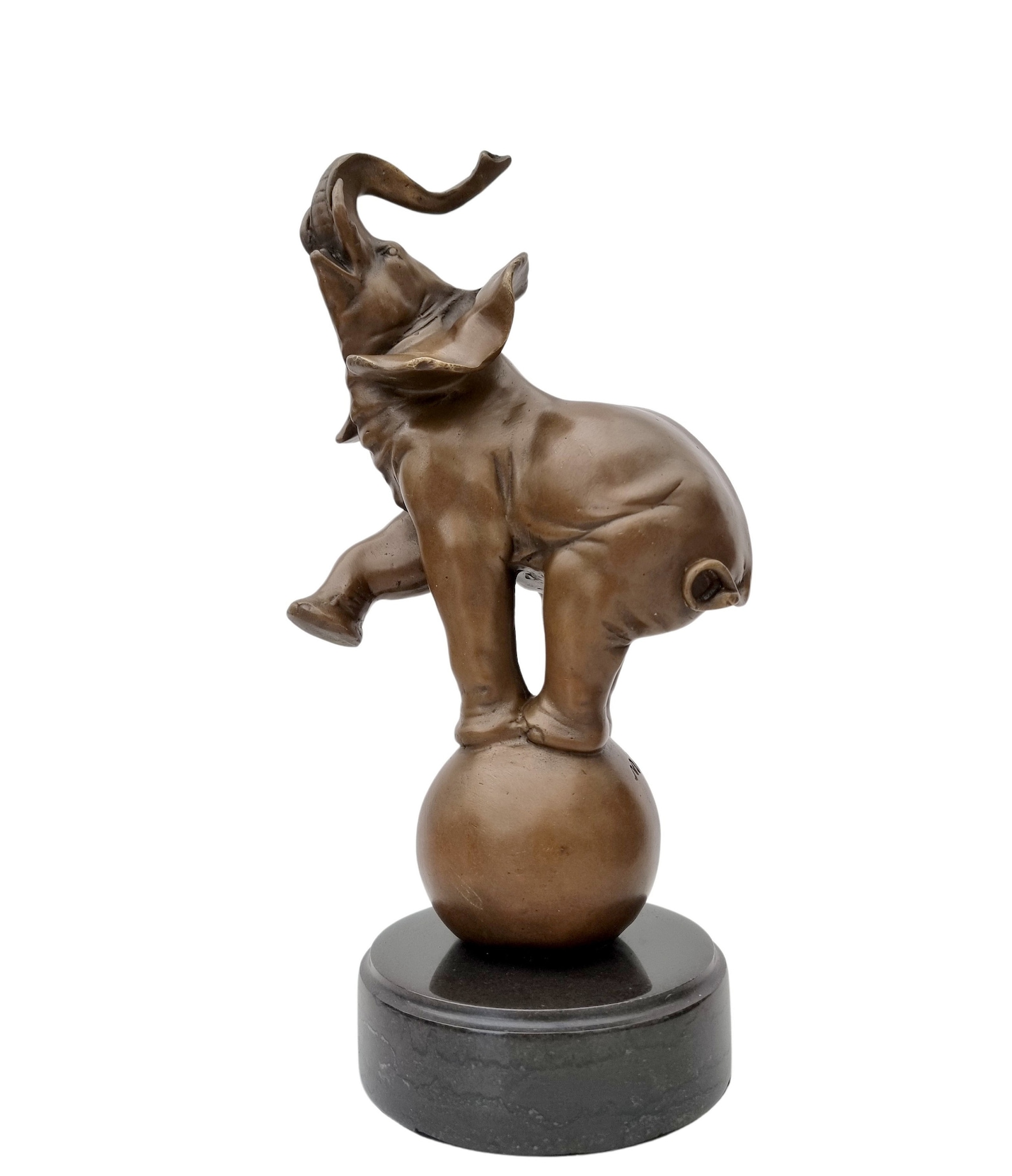 Bronze Elephant on Ball Balancing Elephant Circus Elephant - Etsy