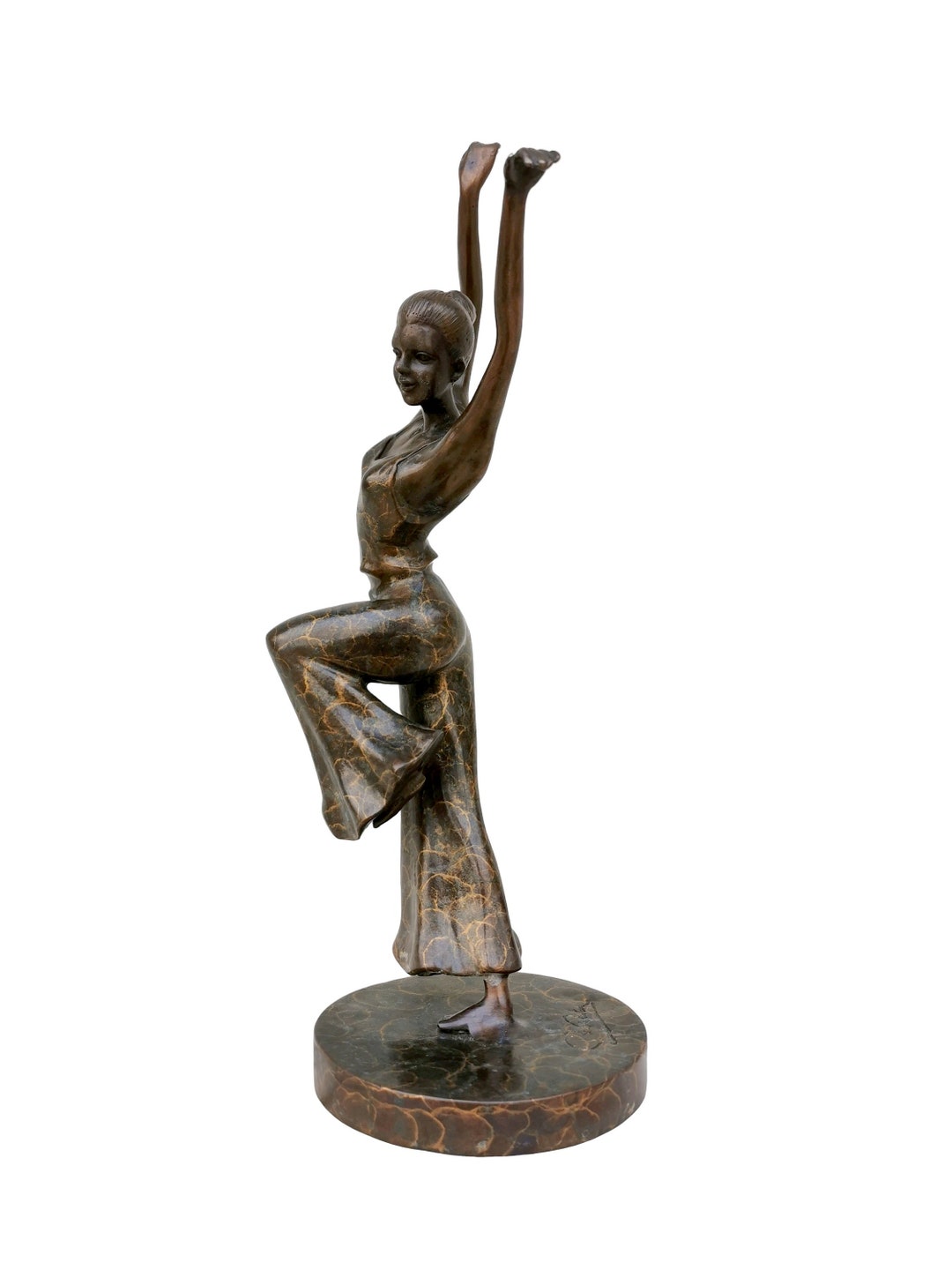 Bronze Sculpture of a Modern Dancer Bronze Art - Etsy