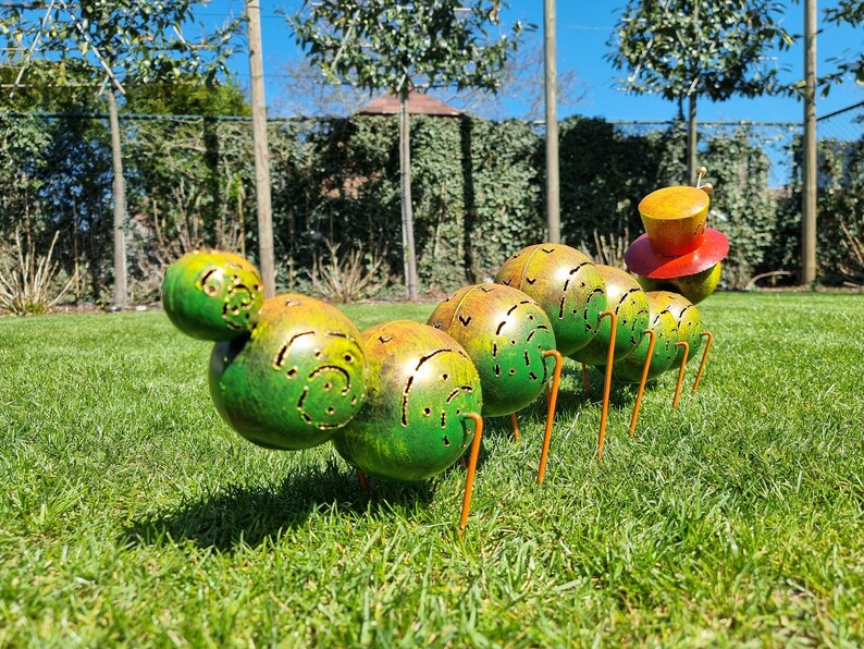 Metal Centipede / Caterpillar Garden and Patio Decoration | Etsy