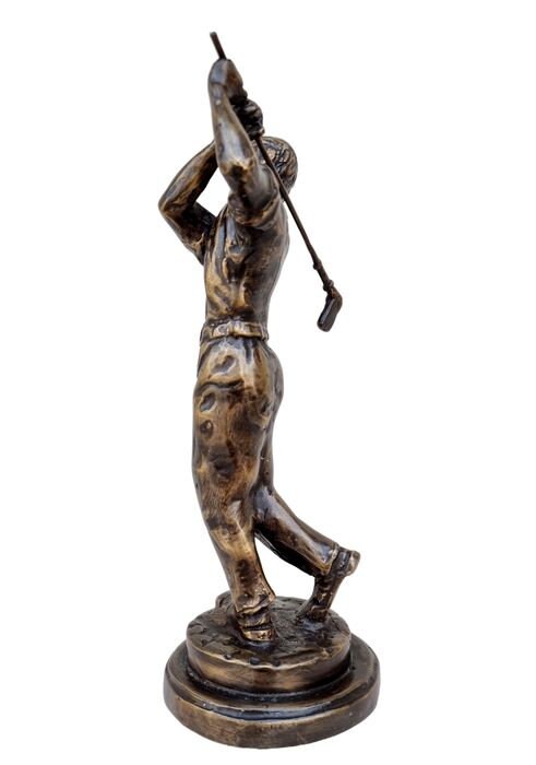 Bronze Sculpture of a Golfer Gift Idea Golfer Golf Figures - Etsy
