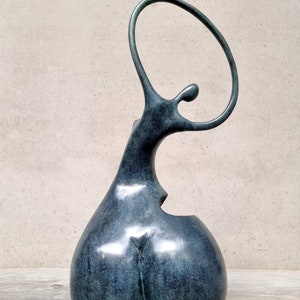 Modern Abstract Bronze Sculpture Abstract Human Figures Modern Bronze ...