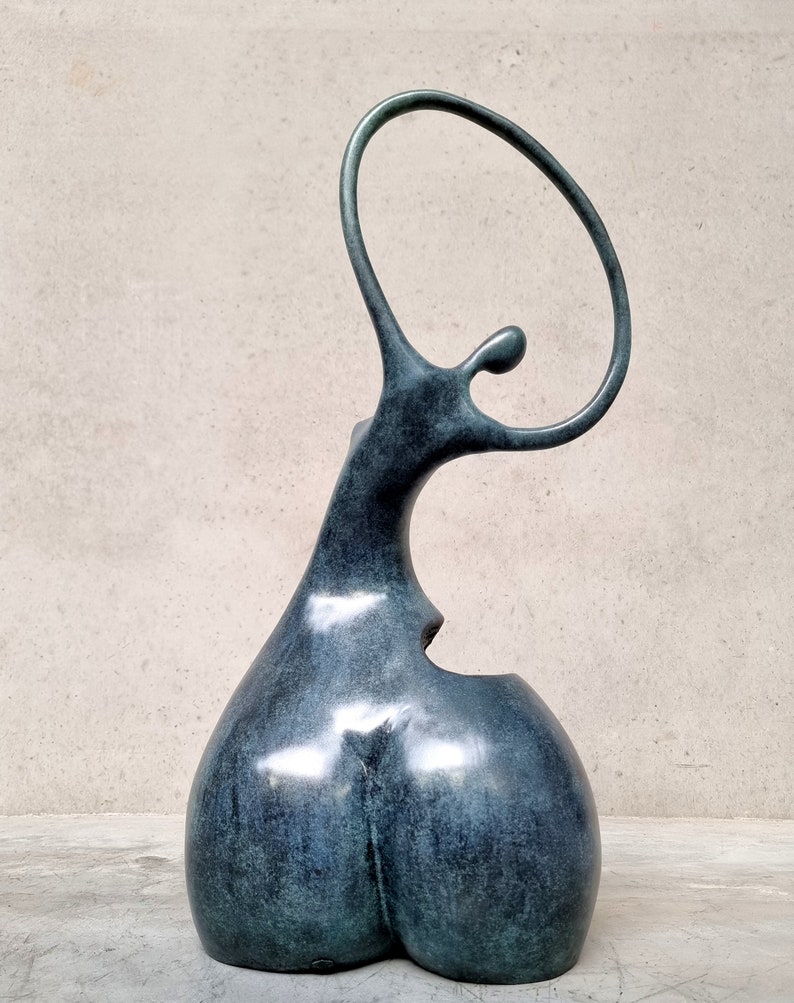 Modern Abstract Bronze Sculpture Abstract Human Figures - Etsy