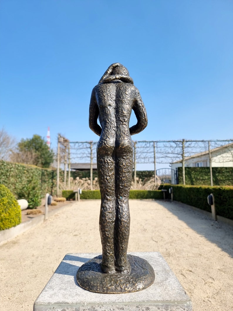 Bronze Garden Sculpture Of An Embracing Couple Abstract And Etsy