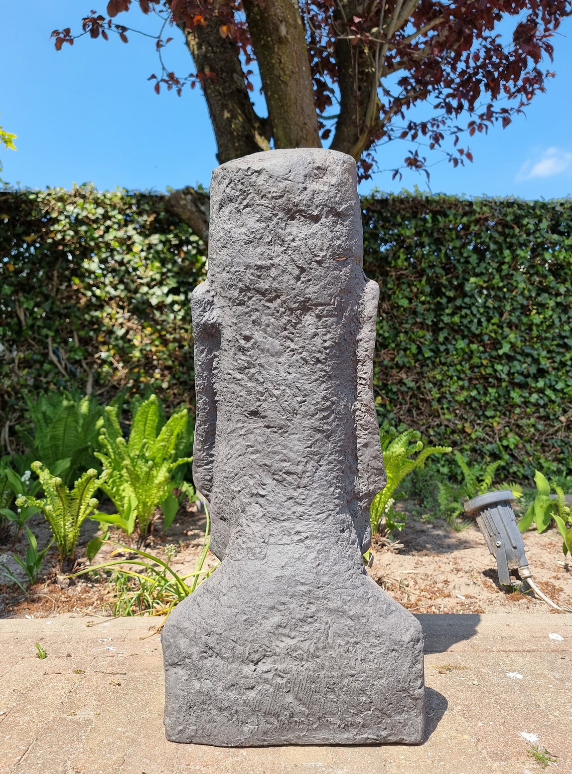 Large Garden Sculpture of a Moai Easter Island Rock Garden - Etsy