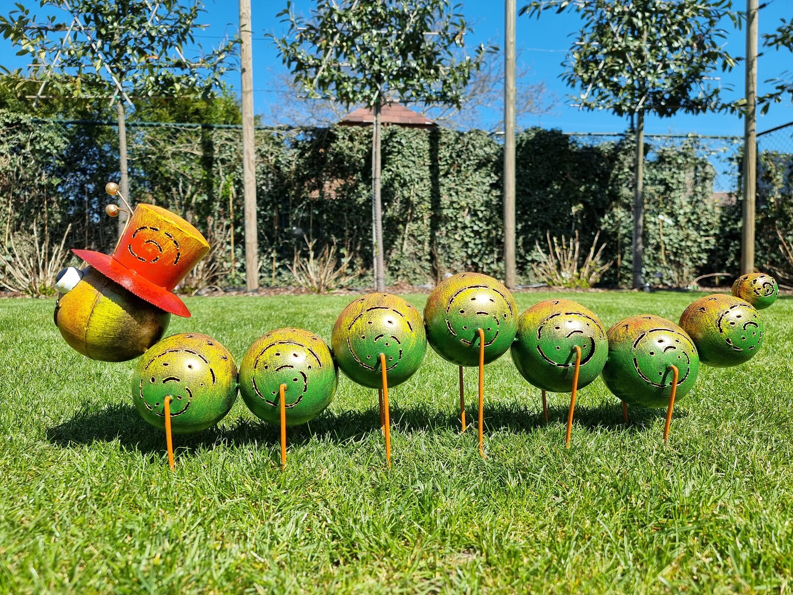 Metal Centipede / Caterpillar Garden and Patio Decoration | Etsy