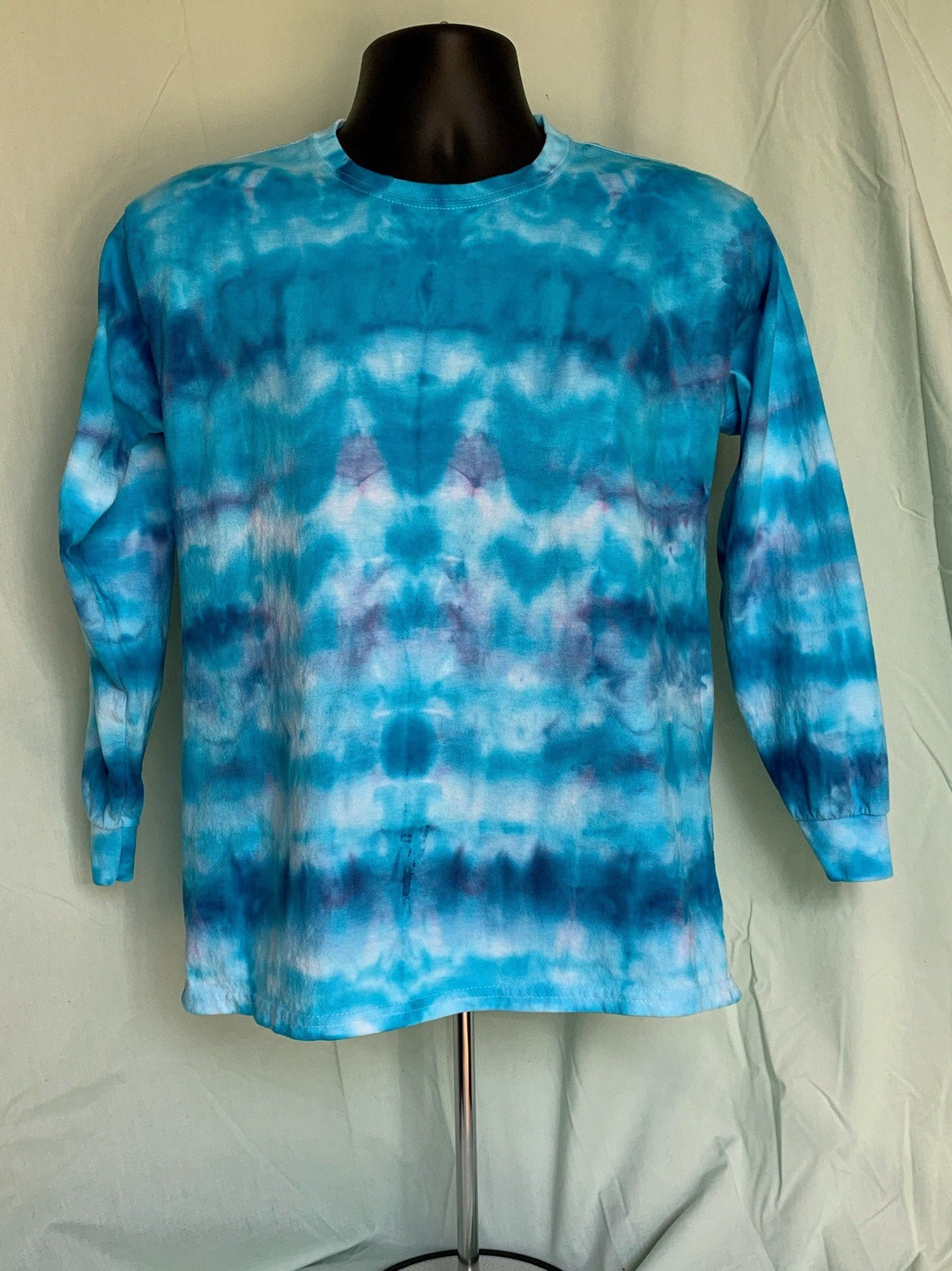 Small Blue Flurry Tie Dye - Etsy