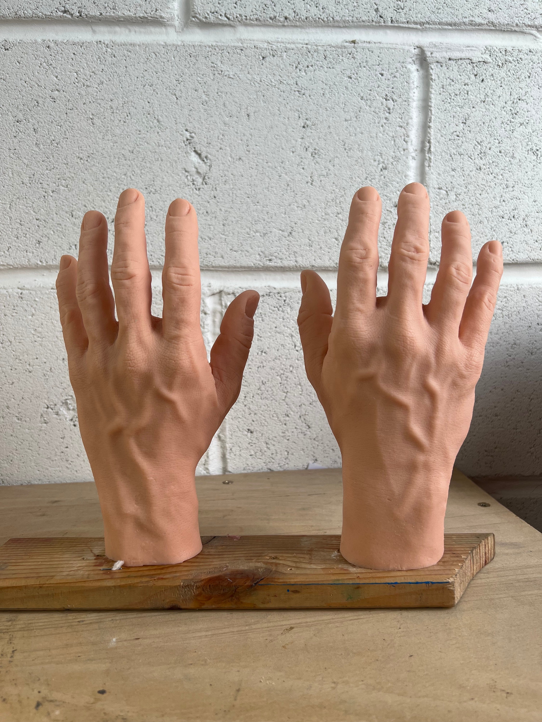 Realistic Silicone Pair of Male Handunpainted - Etsy