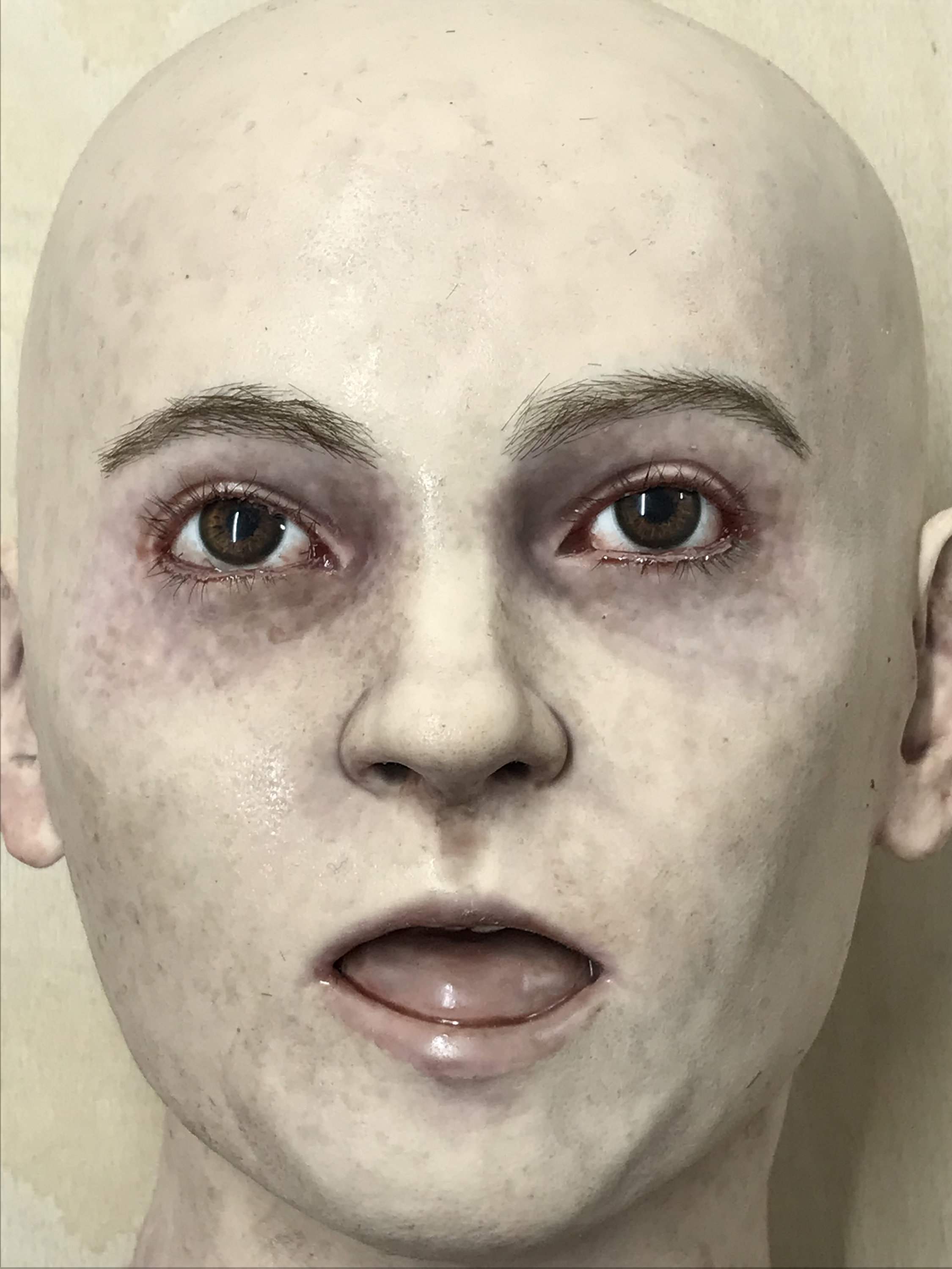 Realistic Silicone Male Head - Etsy