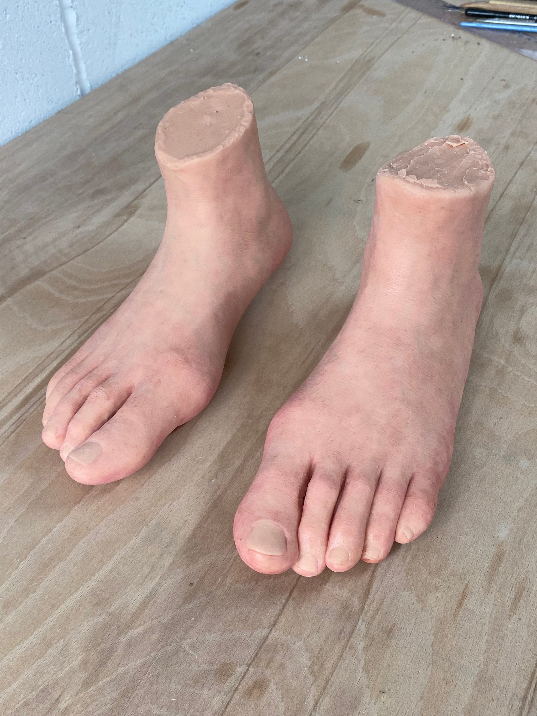 Realistic Silicone Pair Of Female Feet Etsy