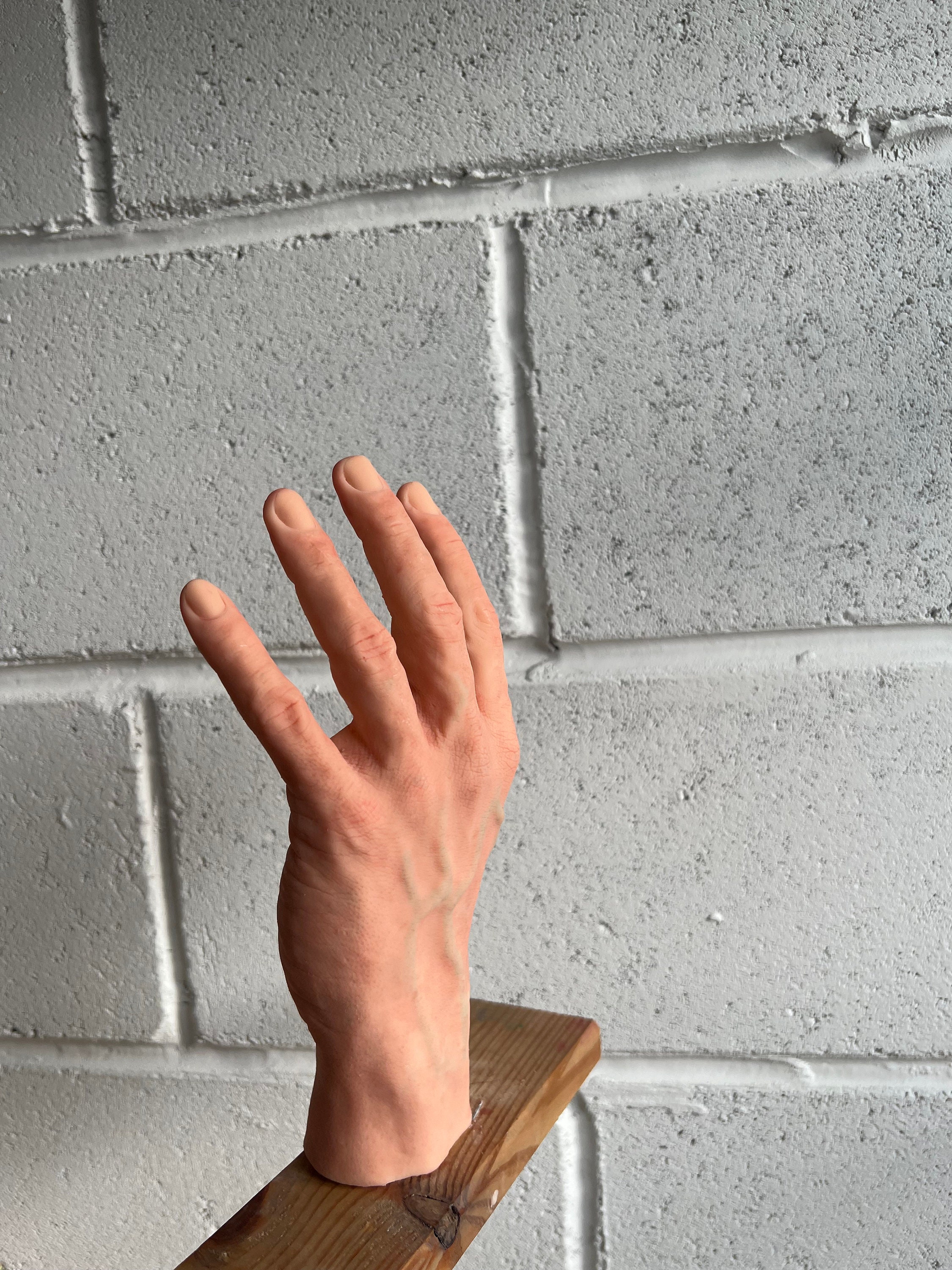 Realistic Silicone Male Left Hand - Etsy