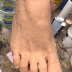 Realistic Silicone Female Right Foot (unpainted) - Etsy