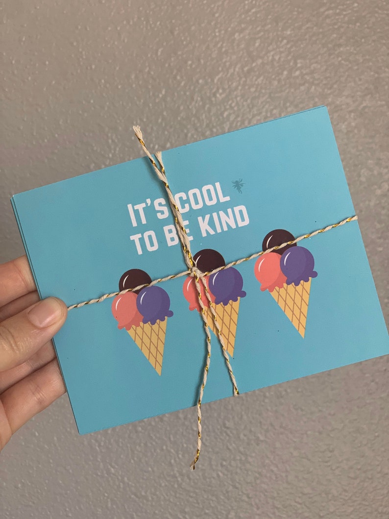 Kindness Postcards Multi Pack of 8 Cards - Etsy