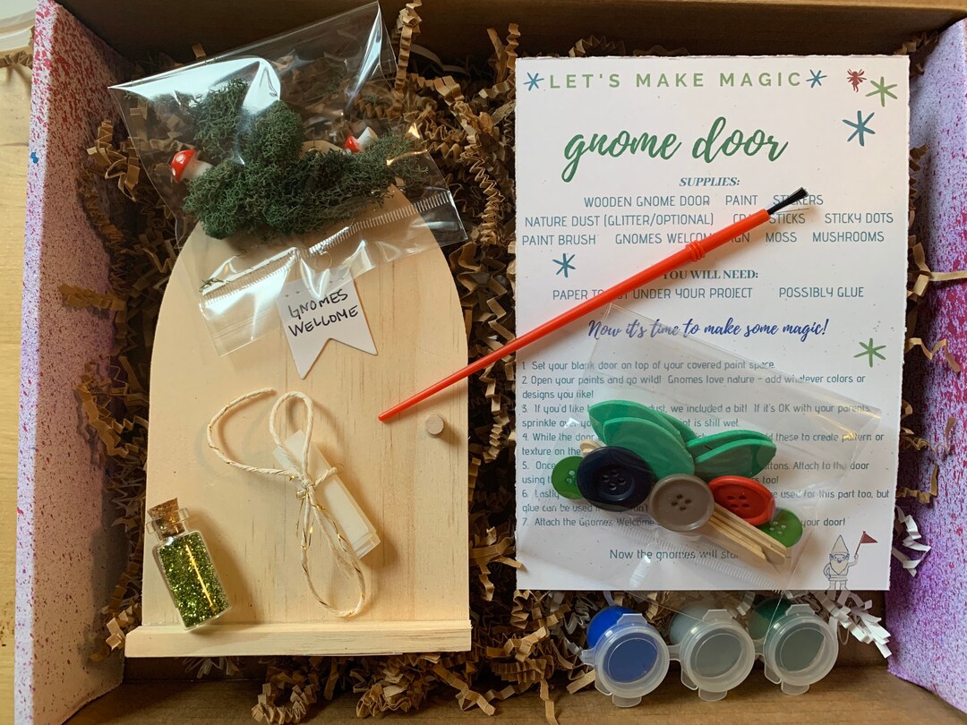 DIY Gnome Door * Make Magic * Craft Kit - Etsy