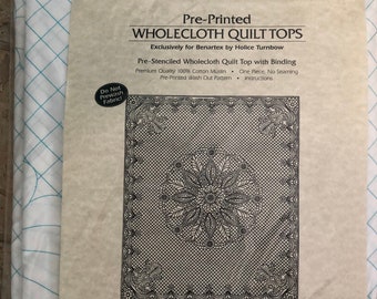 Lancaster Full/queen Preprinted Wholecloth Quilt Kit With | Etsy