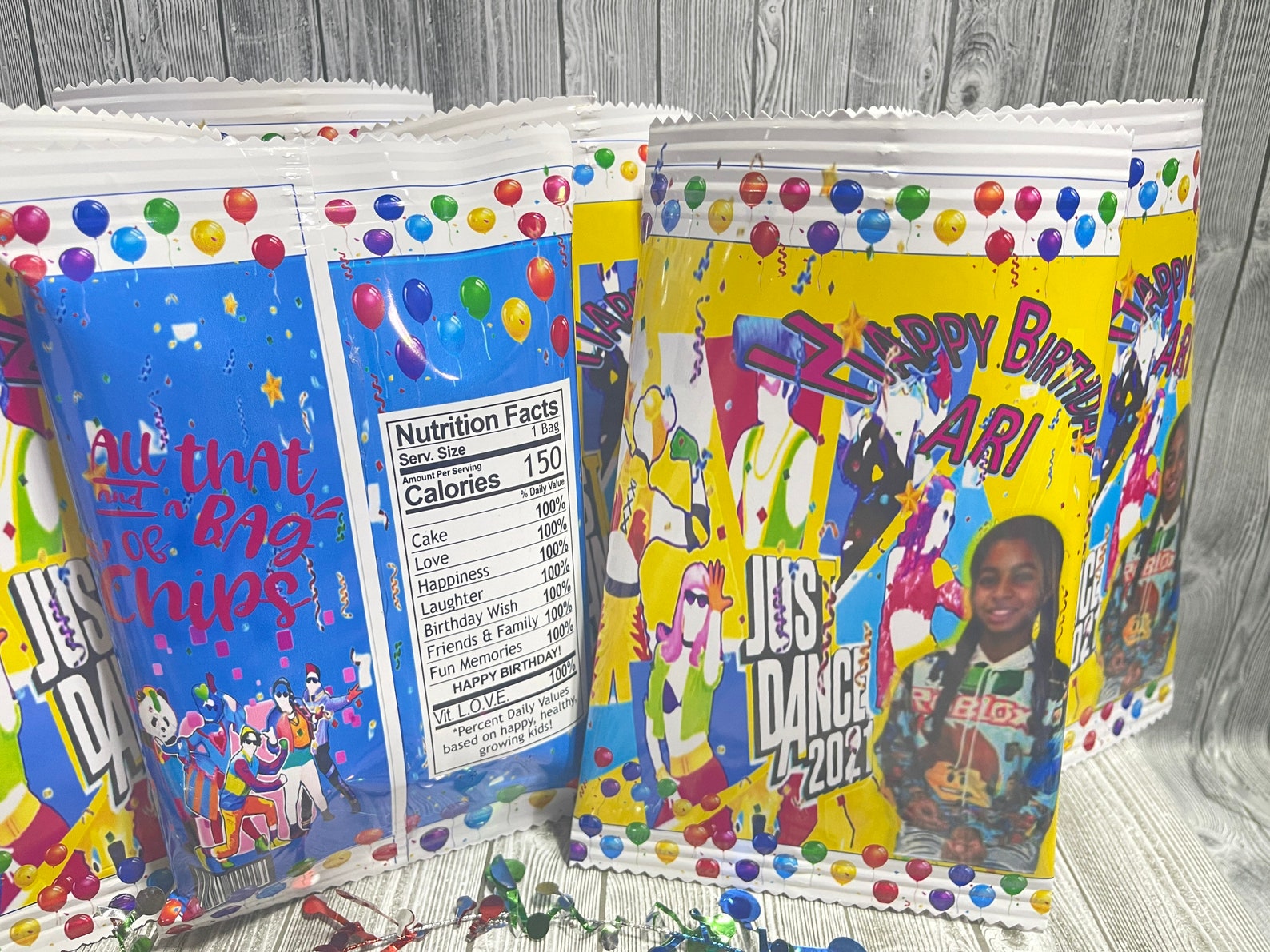 Custom Chip Bag Favors Custom Chip Bags Party Favors Chip Etsy Ireland