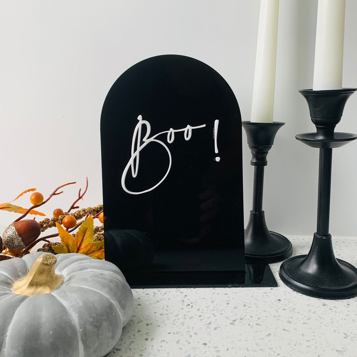 Boo Sign Fall Sign Halloween Sign Fall Decor Halloween - Etsy