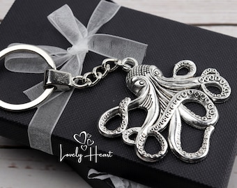 Octopus Key Ring - Etsy