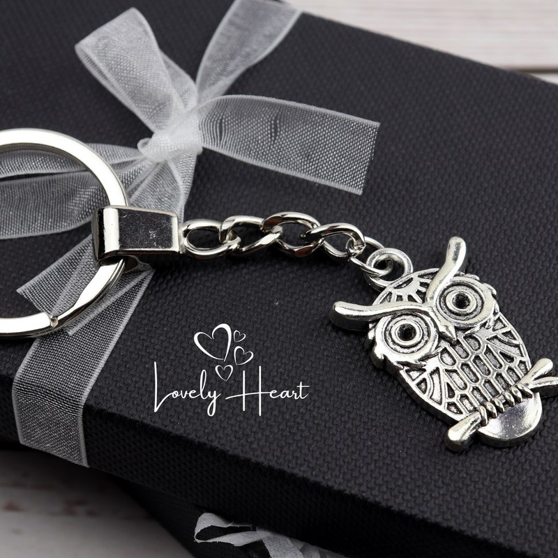 Owl Key Ring - Etsy UK