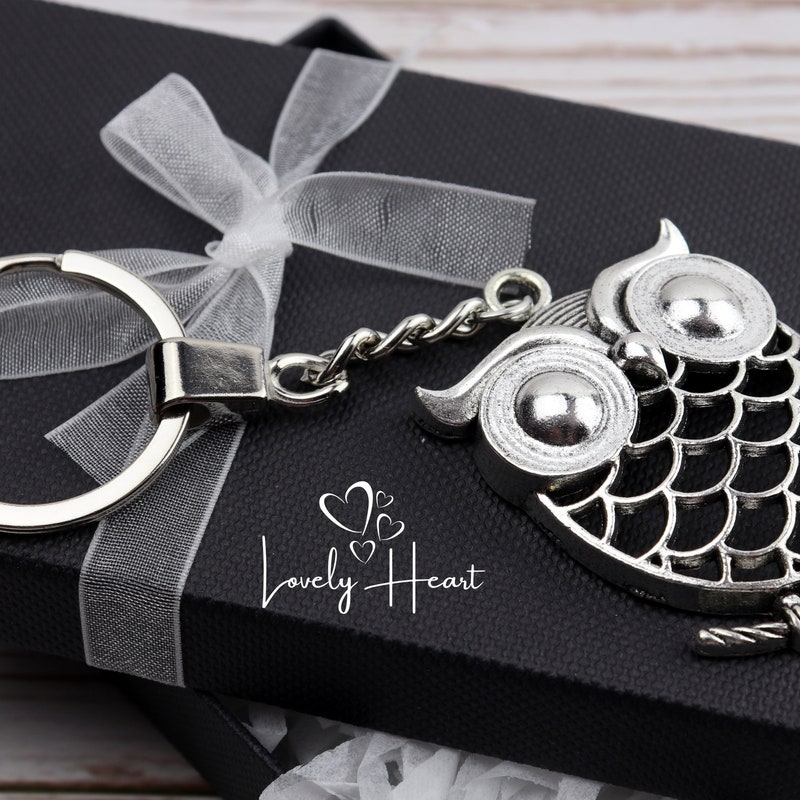 Owl Key Ring - Etsy UK