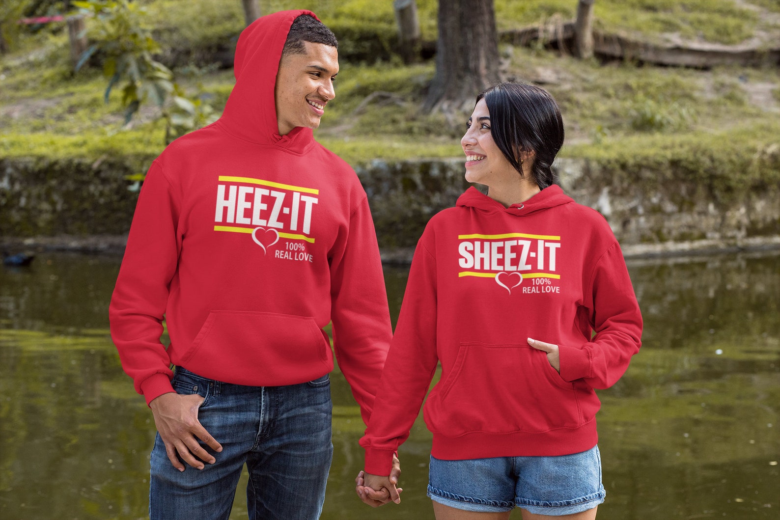 Sheez-it Heez-it Matching Hoodies for Couples Valentines Gift - Etsy