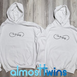 Couples Us Until Infinity Matching Hoodies, Christmas Gift, Birthday ...