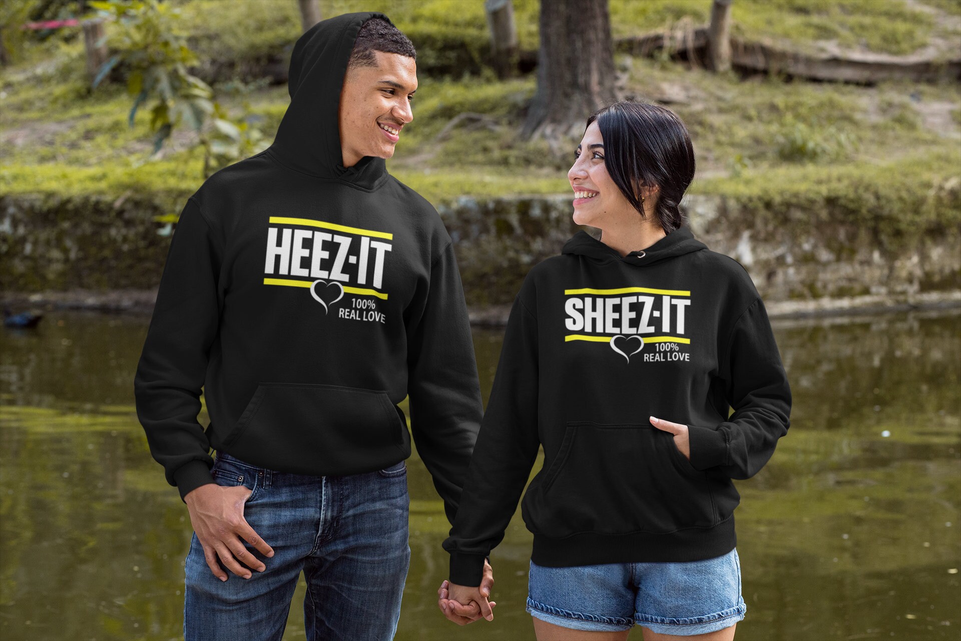 Sheez-it Heez-it Matching Hoodies for Couples Valentines Gift - Etsy