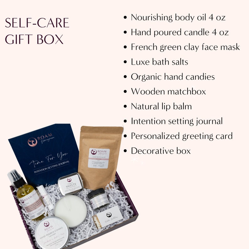 Womens Wellness Gift Box for Self Care Mindfulness Spa - Etsy