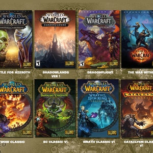 World of Warcraft Box Art Poster A4 (297x210mm)- Blizzard, WOW - Etsy