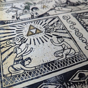 The Legend of Zelda, Wind Waker Scroll, A2, 16x24 or A3 Print - Etsy