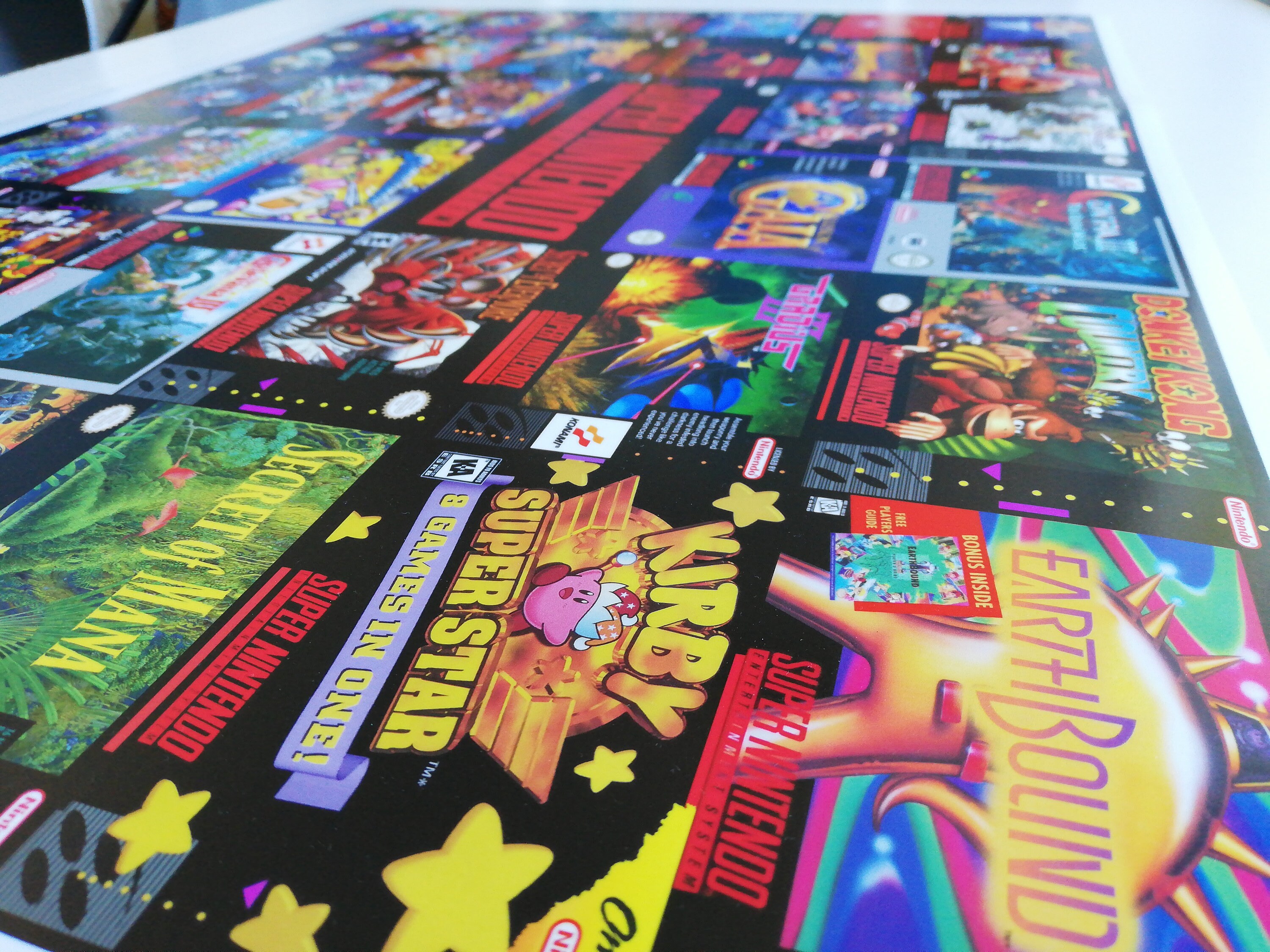 Super Nintendo Box Art Poster High Quality A1/A2 Prints - Etsy UK
